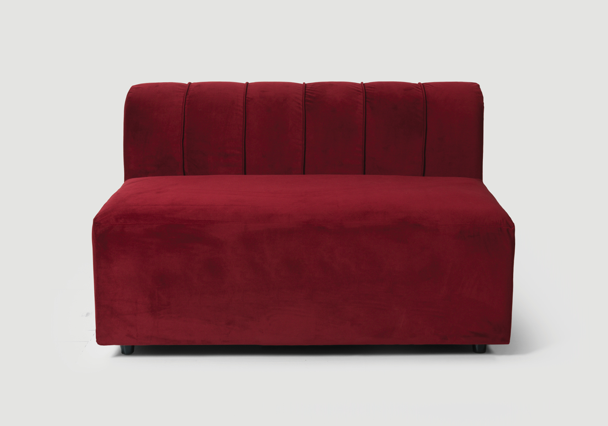 Audrey Sofa Burgundy Velvet - Furniture - StyleBox - Tabletops & Furnitures